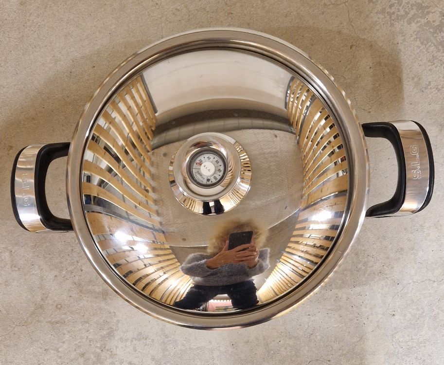 HOFFMAN Kochtopf Edelstahl mit Thermometer (Neu und originalverpackt) in Zürich für CHF 30 – mit ...