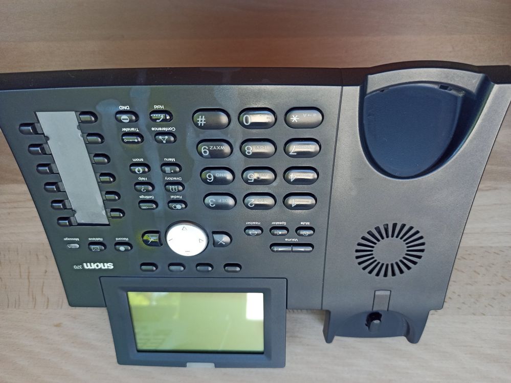 Telefon Snom 370 VoIP SIP PoE Power over Ethernet (Gebraucht) in SCHAAN ...
