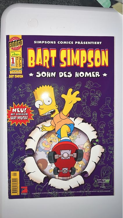 Bart Simpson Comic Nr. 1 Bongo | Kaufen auf Ricardo