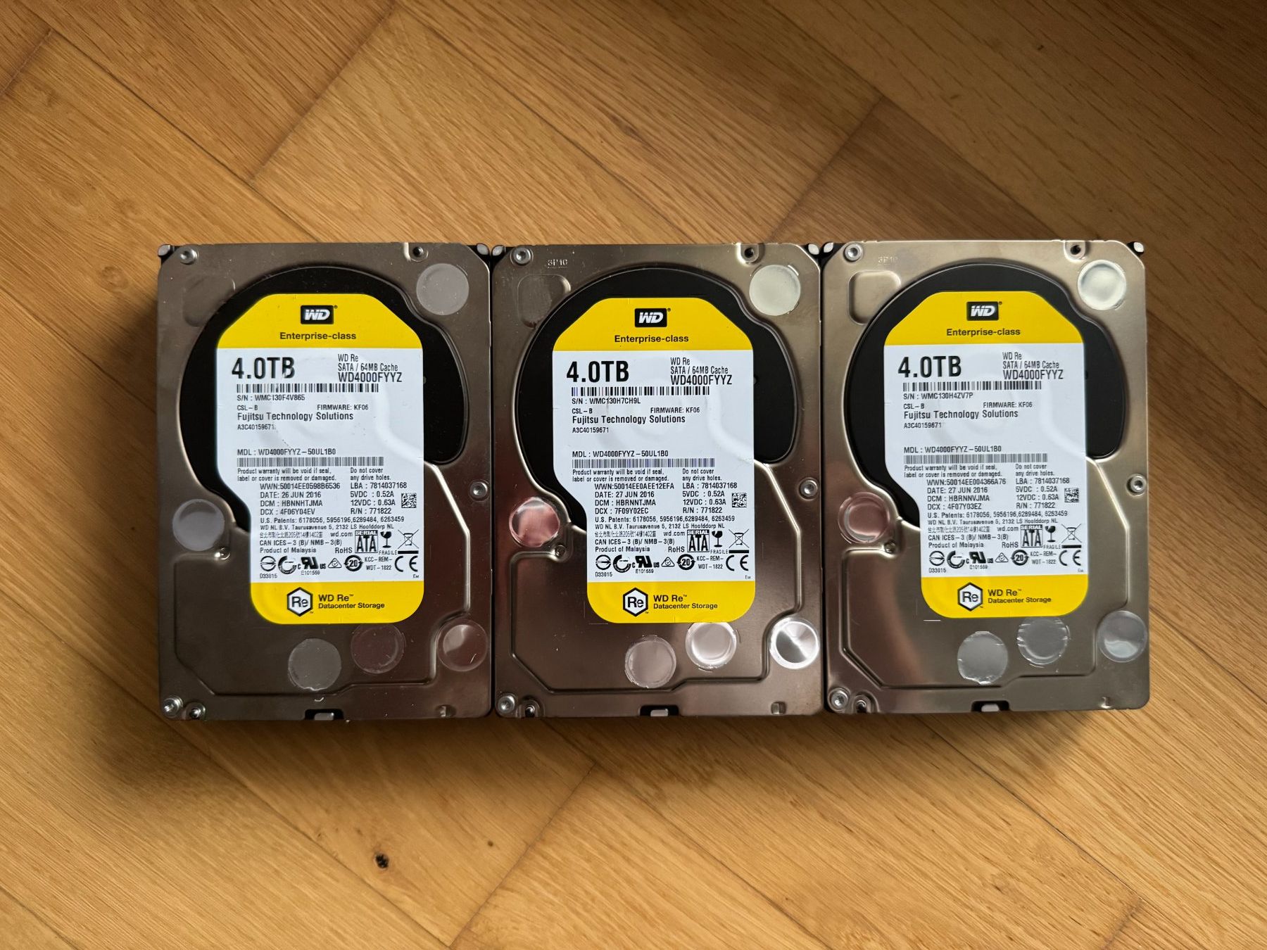 WD Enterprise-class (4 TB) x3 (Gebraucht) in Wila für CHF 89 – mit ...