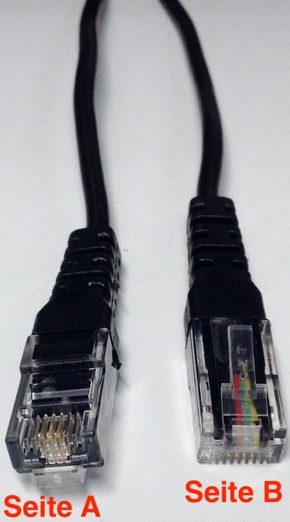 ISDN DSL Telefon Kabel RJ45 4-Pol ST/ST rund ca.5,95-6m (Gebraucht) in ...