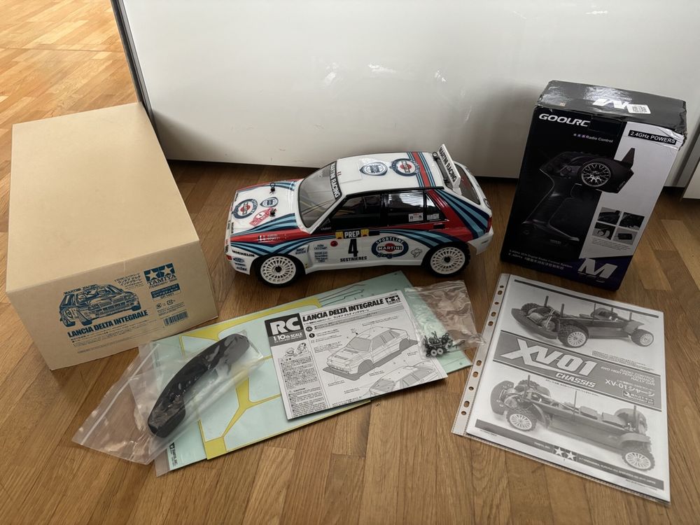 Lancia Delta Integrale RC Tamiya XV-01 mit Fernsteuerung (Gebraucht) in ...