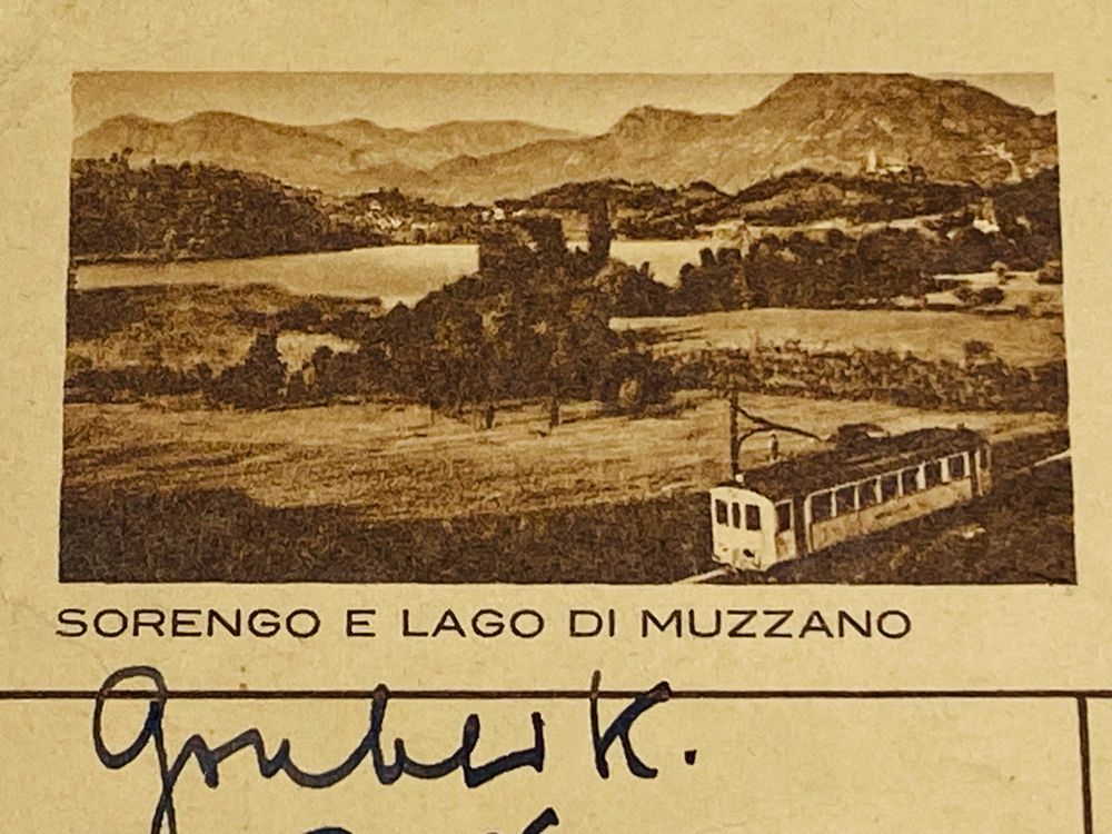 SORENGO Bahn Eisenbahn Ferrovia Treno GIUBIASCO Bildpostkart | Kaufen ...