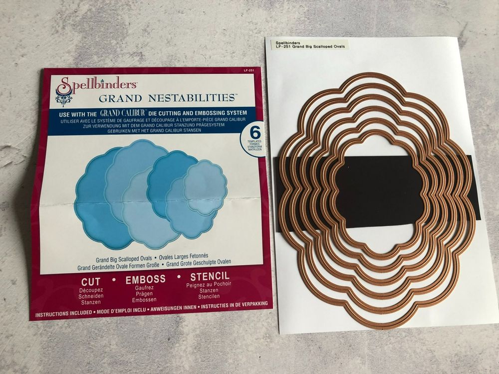 Grand Big Scalloped Ovals - Spellbinders | Kaufen auf Ricardo