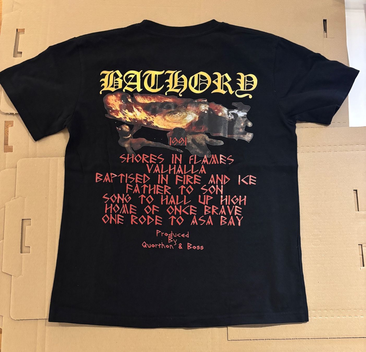 BATHORY - Black Metal Viking Metal Heavy Metal Shirt (Gebraucht) in Egg ...