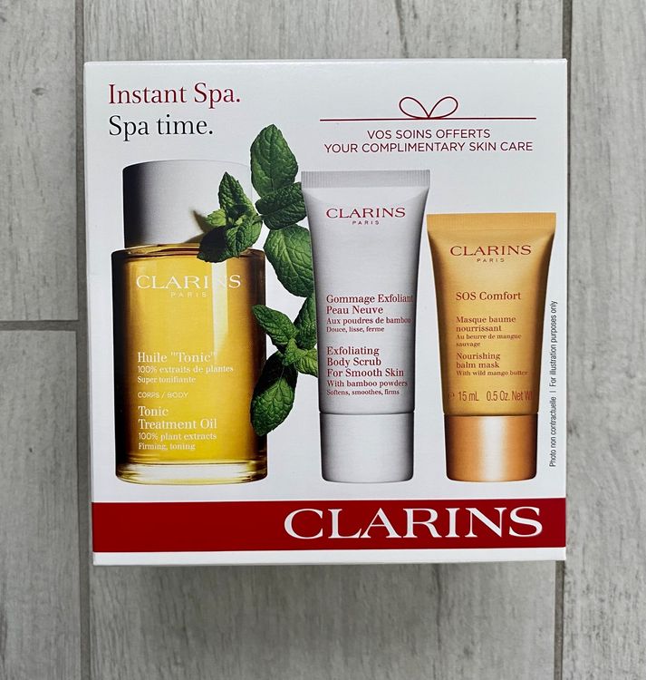 Clarins Spa At Home Collection Gift Set Cadeau Coffret (Neu und ...