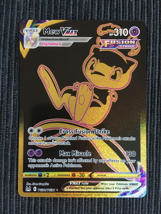 Pokemon Mew Vmax Gold Lost Origin EN Booster frisch (Neu (gemäss ...