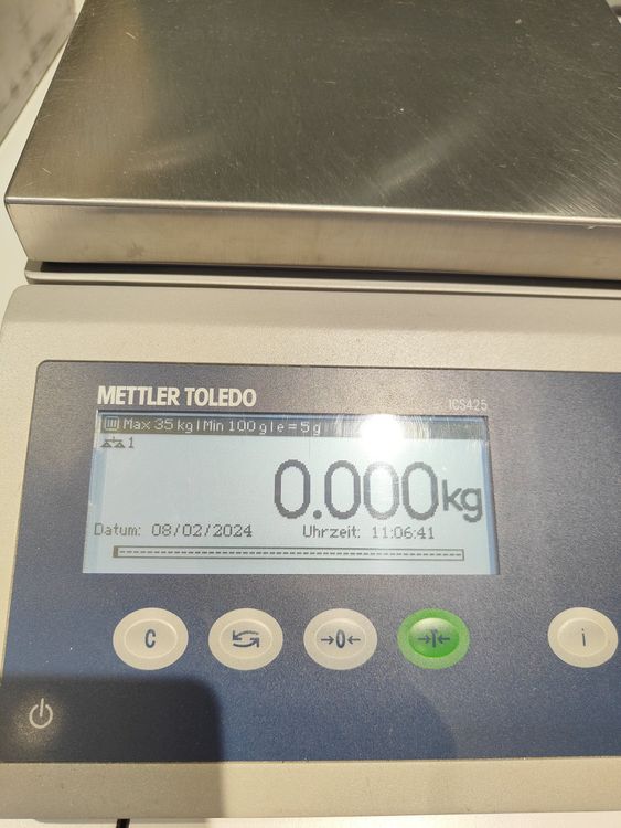 Mettler Toledo Briefwaage ICS425, bis 35kg | Kaufen auf Ricardo