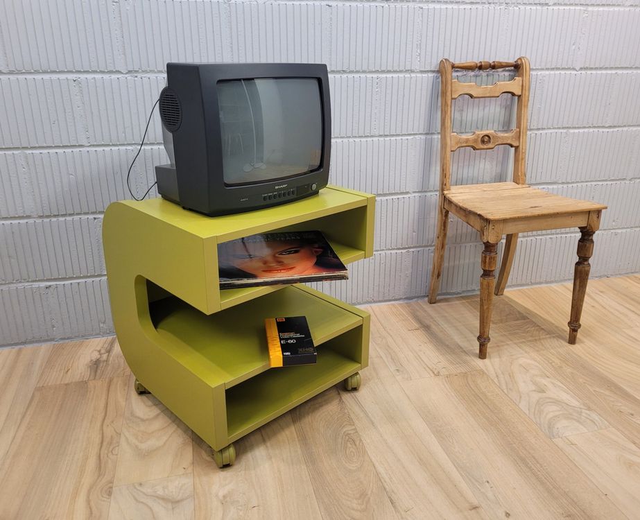 90s TV-Möbel ILEN Design Annika Grotell Fernseh- Rollmöbel (Gebraucht ...