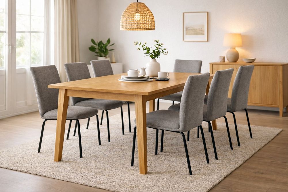 6 Stühle Livique Lorena grau / 6 chaises Livique Lorena gris (Gebraucht ...