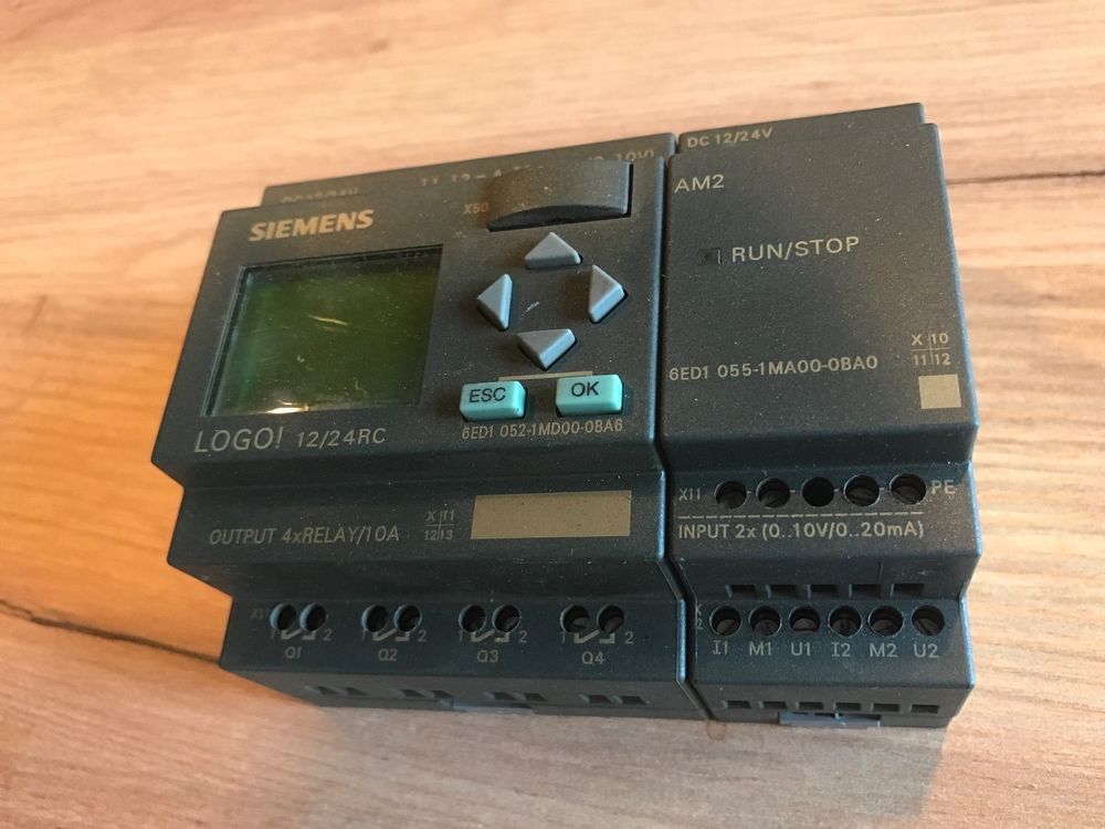 Siemens Logo 12/24 RC mit AM2 Erweiterungsmodul (Gebraucht) in für CHF ...
