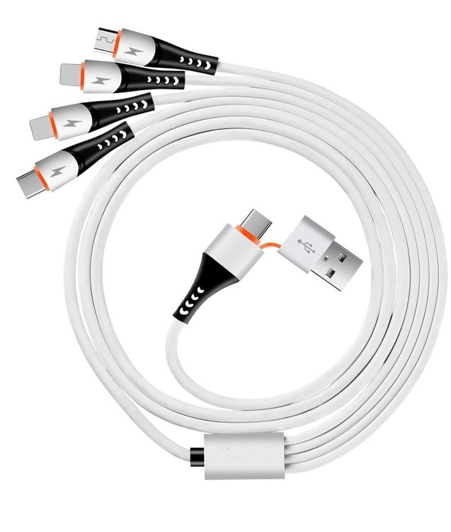 Multi USB Kabel 6 in 1 3A 1.2M Universelles USB A/C (Neu und ...