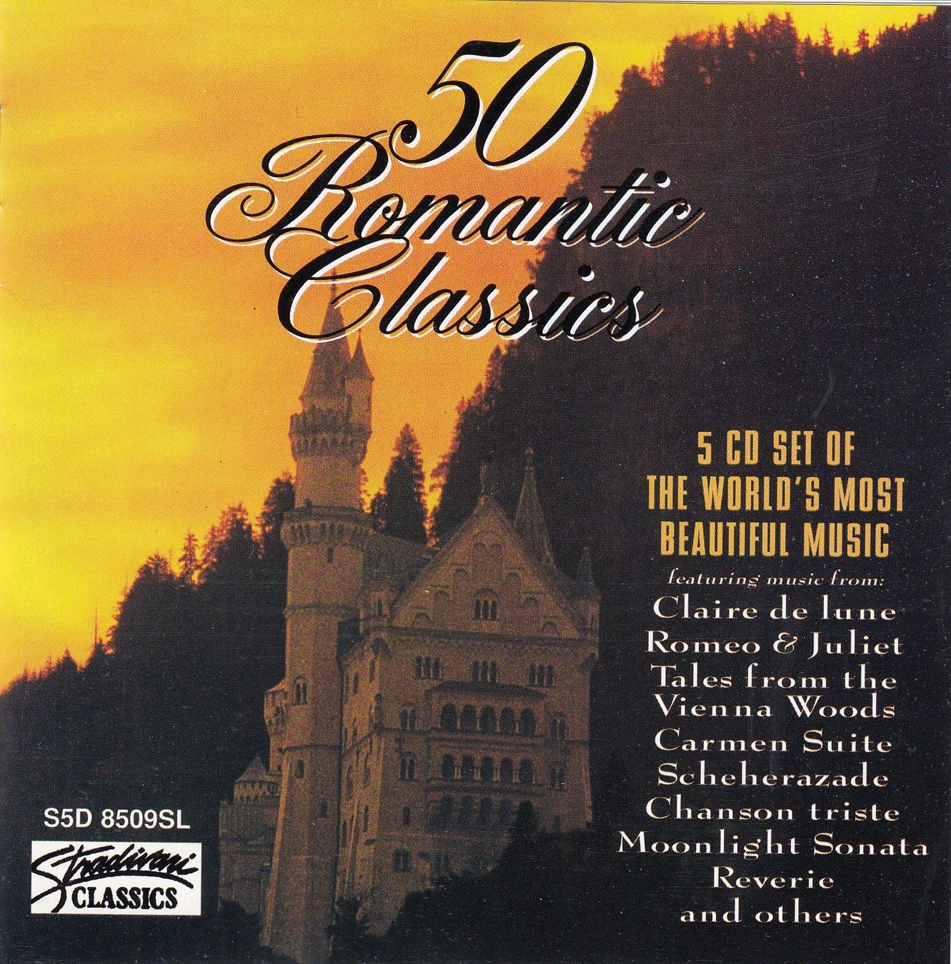 50 Romantic Classics 5 CD Set of the Worlds beautiful Music (Gebraucht ...