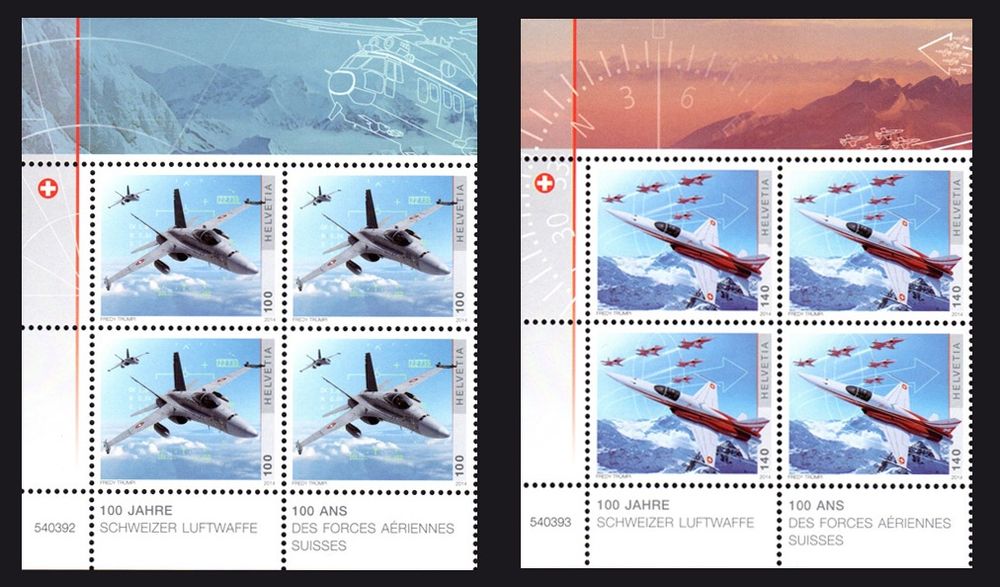 Viererblöcke Luftwaffe F/A-18 Hornet & F-5 Tiger** (Neu (gemäss Beschreibung)) in Dottikon für ...