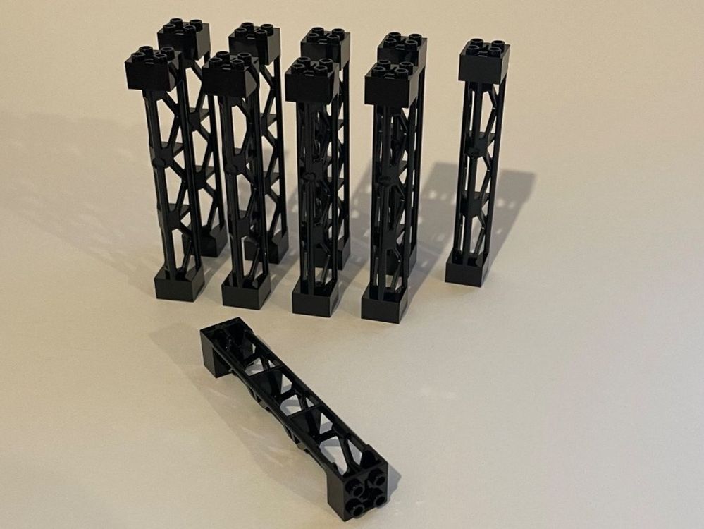 10x Lego Stütze (support) 2 x 2 x 10 NEU (Neu (gemäss Beschreibung)) in ...