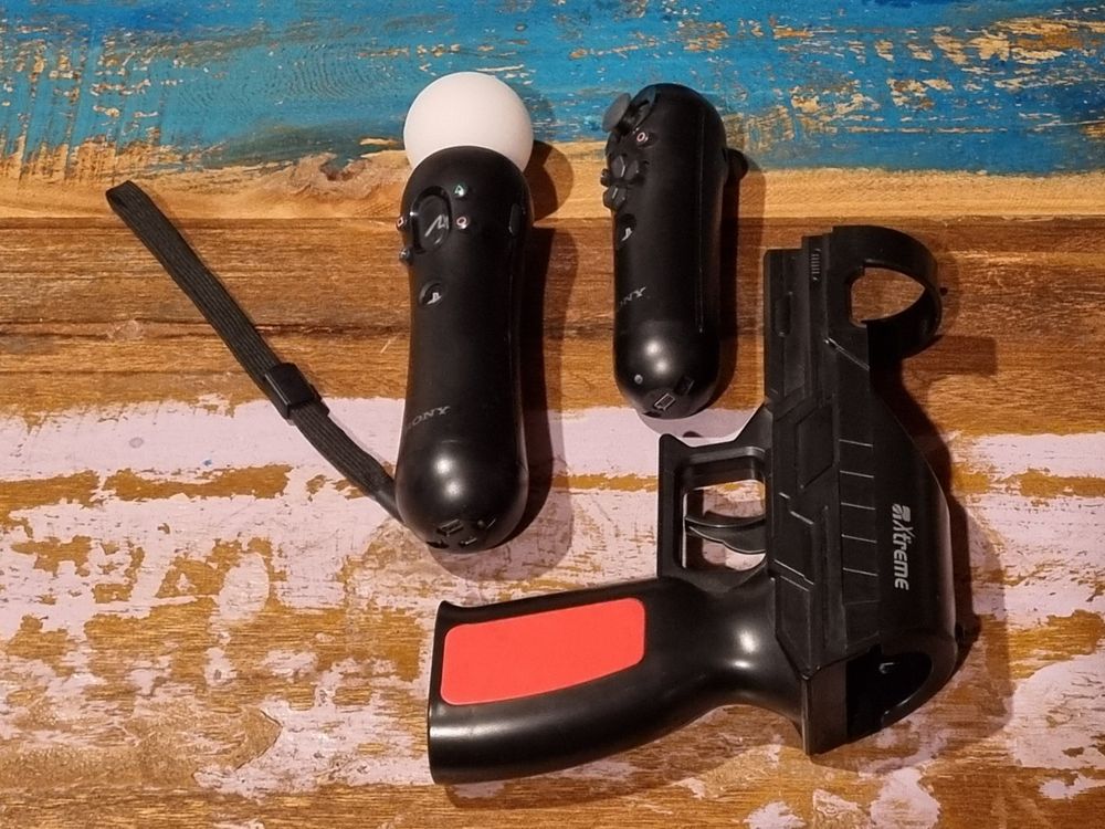 PS3 Move Controlle inkl. Pistolen Halterung, PS3 Controller | Kaufen ...