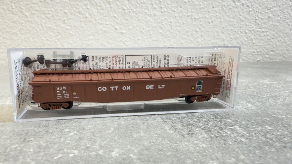 Micro Train Cotton Belt SSW Foot Covered Gondola Spur N OVP (Gebraucht ...