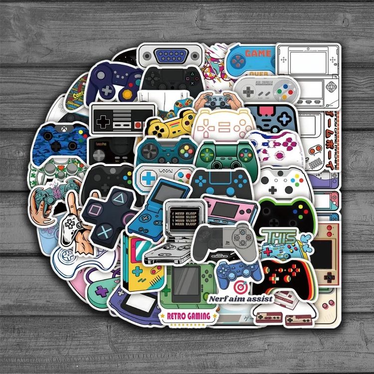 Retro Gaming Sticker Megapack 50stk. (Neu und originalverpackt) in ...