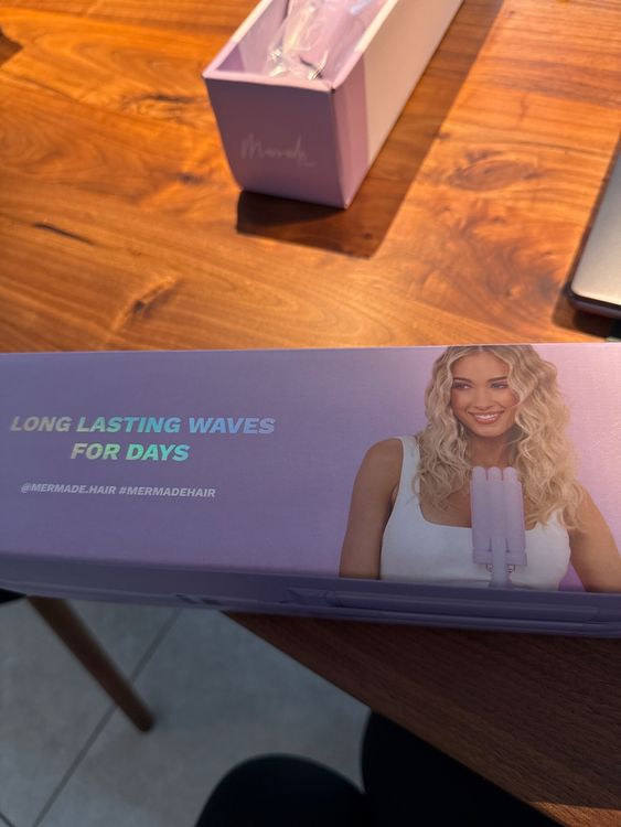 Mermaid Mini Waver 22mm Lockenstab lila neuwertig (Neu (gemäss ...