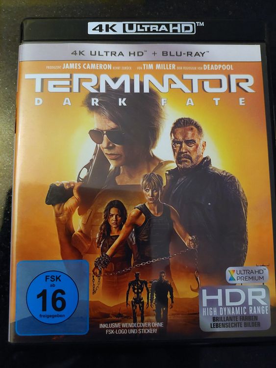 TERMINATOR DARK FATE - 4K ULTRA HD + BLU RAY DISC | Kaufen auf Ricardo