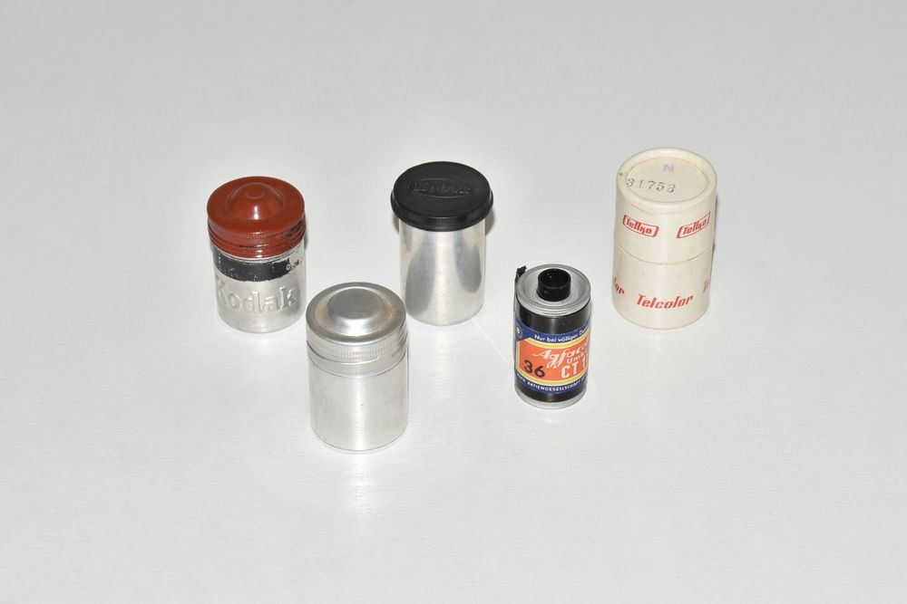 Antike Kodak Alu Film Dosen alte Negativstreifen Agfa CT18 | Kaufen auf ...