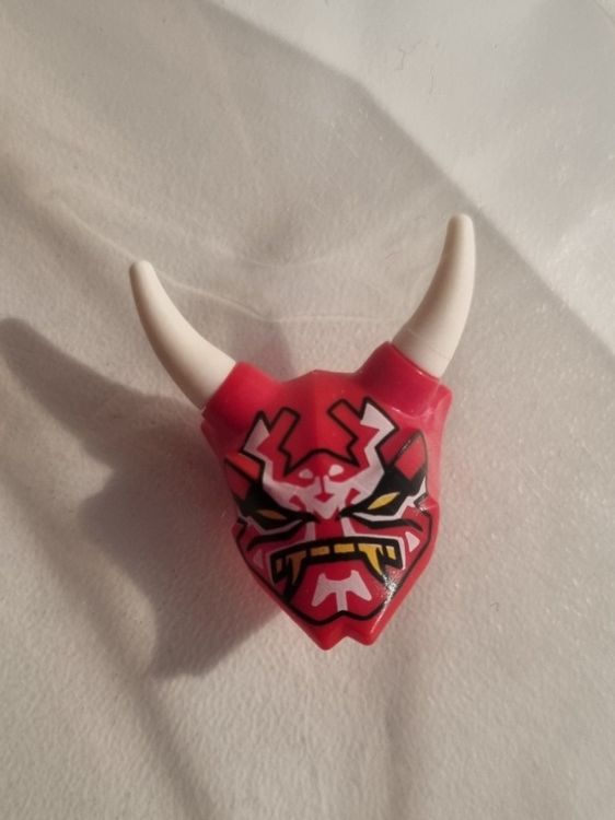 LEGO 35636pb03 Red Minifigure, Visor Mask Ninjago Oni (Neu (gemäss ...