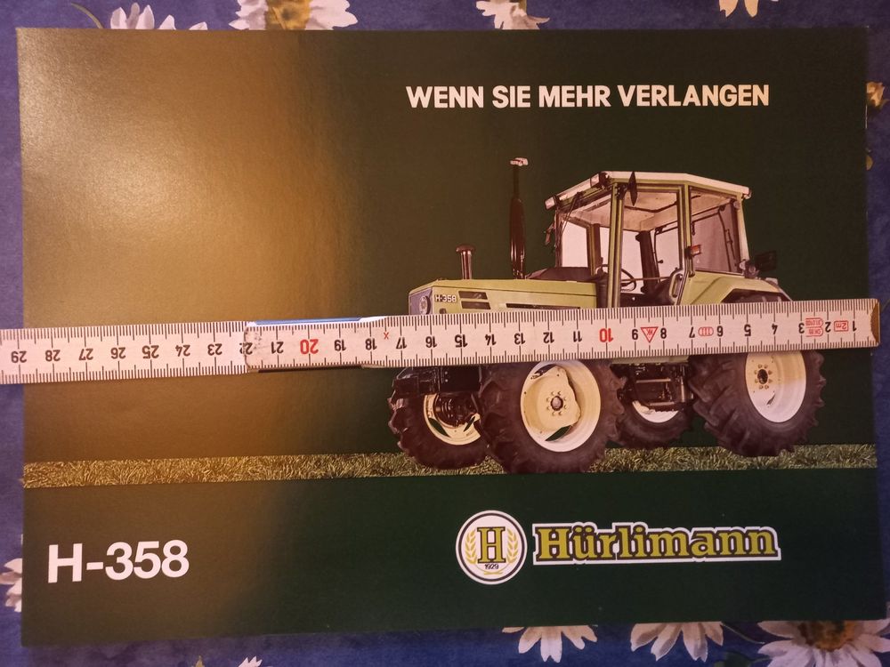 Original Oldtimer Traktor Prospekt Hürlimann H-358 Deutsch | Kaufen auf ... Original Oldtimer Traktor Prospekt Hürlimann H-358 Deutsch | Kaufen auf ...