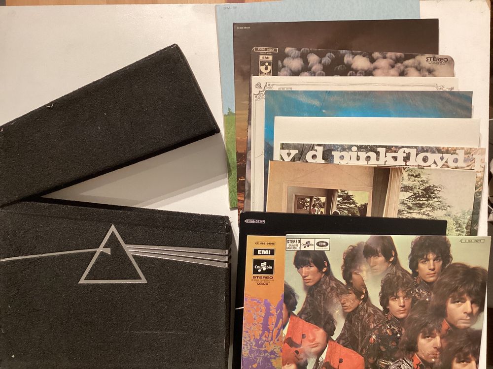 Pink Floyd LP Box-Set (Cover mit Gebrauchsspuren/ LPs NM) | Kaufen auf ...
