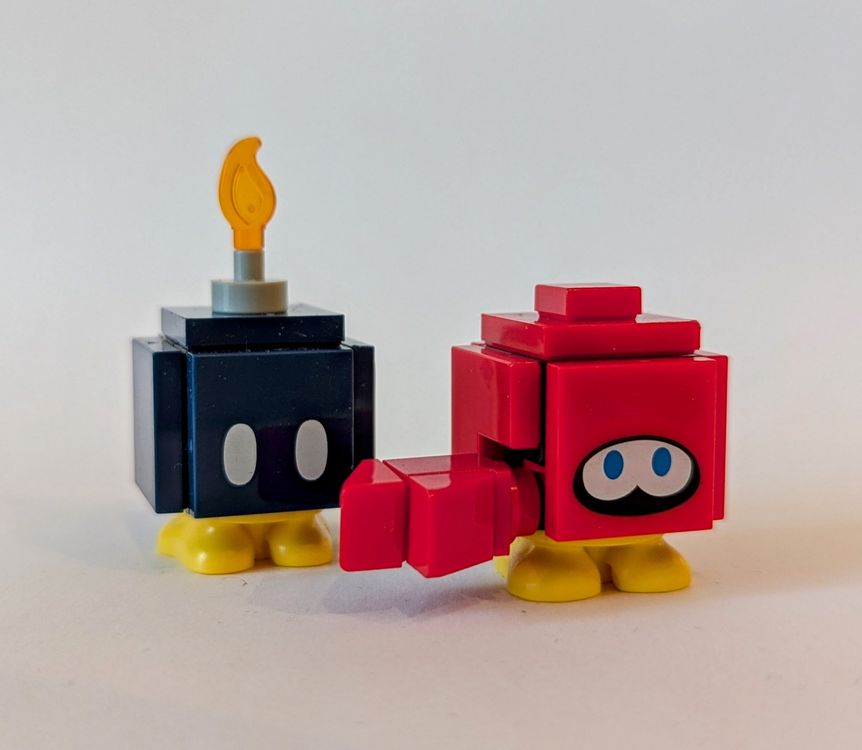 LEGO Super Mario Minifiguren Huckit Crab & Bob-omb | Kaufen auf Ricardo