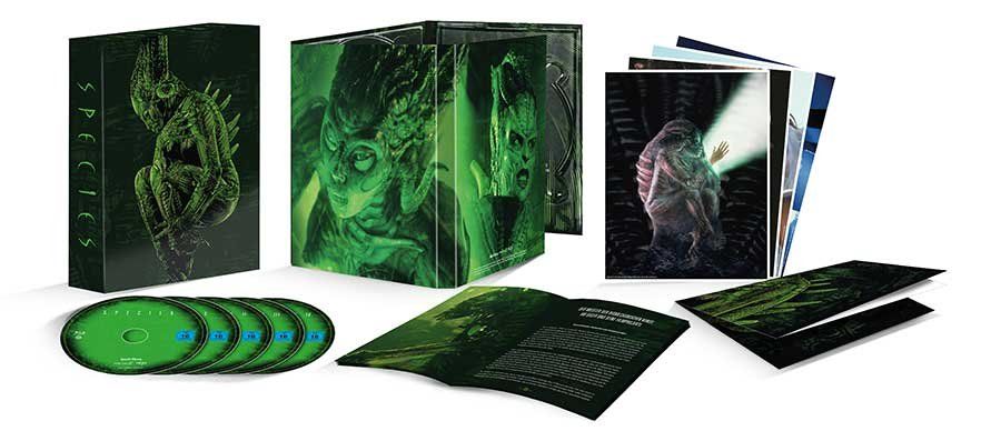 SPECIES -Quadrologie / 5 Disc / TOP NEU-schöne BOX/ blu-ray (Neu und ...