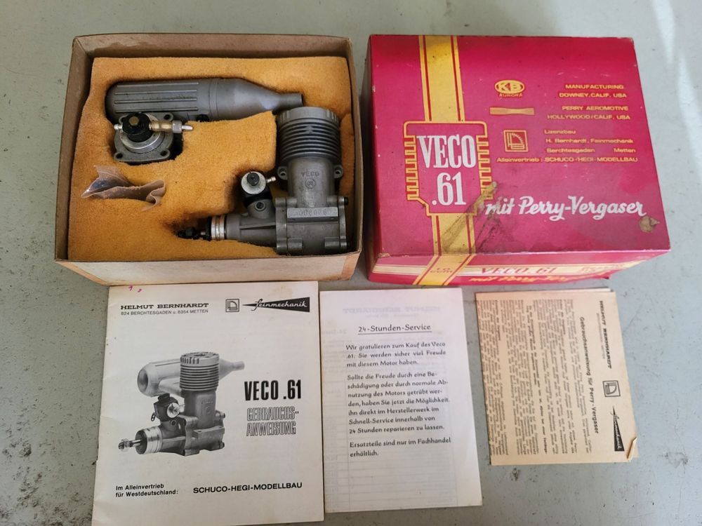 RC Motor Veco 61 Perry Vergaser, Vintage, OVP, i | Kaufen auf Ricardo