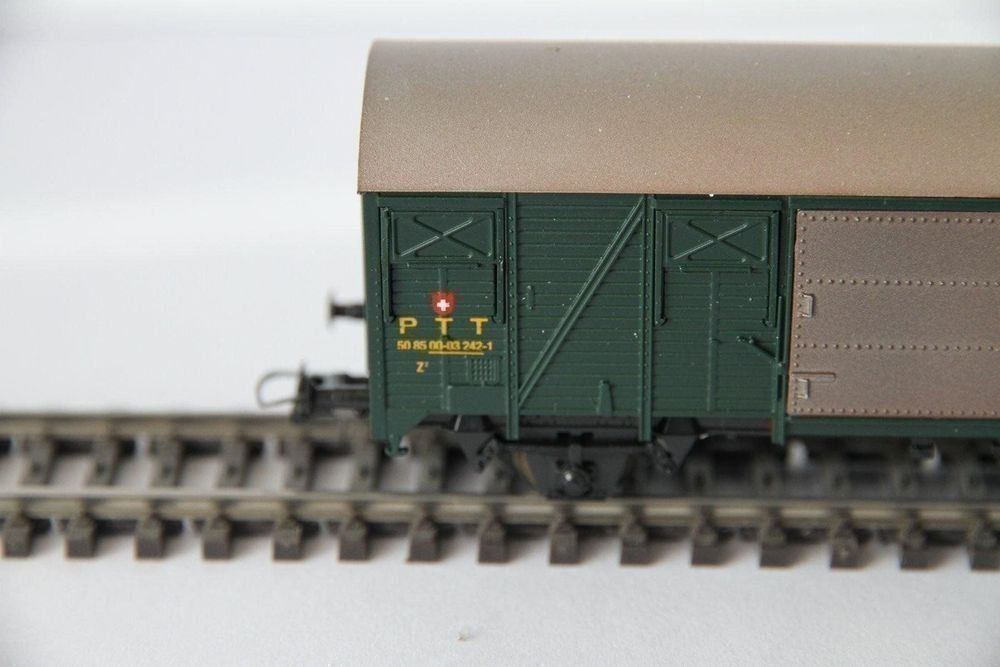 PTT, SBB, Friho/Roco, ged. Güterwagen PP Z K2, HO, AC, (Neu und originalverpackt) in Nesselnbach ...