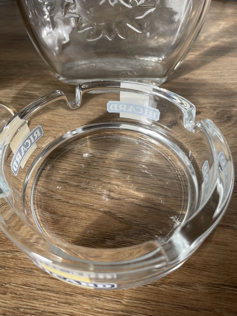 Ancienne carafe, verres ballons et cendrier Ricard (D'occasion) à Lonay ...