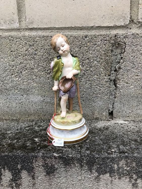 Porzellanfigur Meissen, Putto im Bettlergewand, Top Zustand. (Gebraucht ...