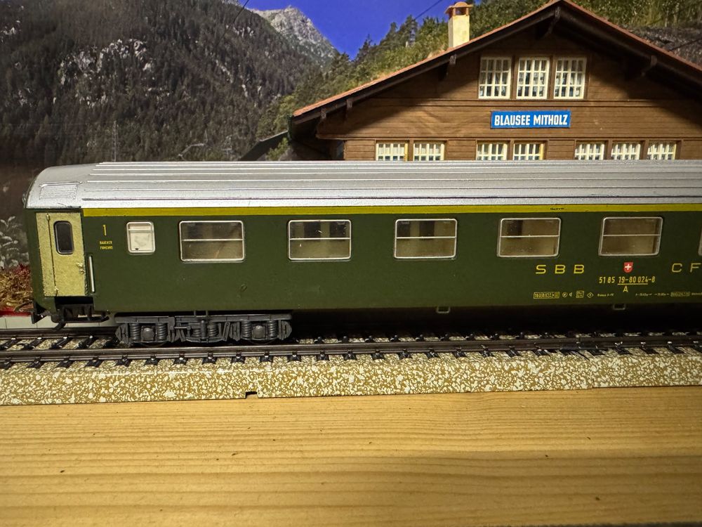 Liliput H0 281 - SBB 1.KL A 51 86 19-80 024-8 - mit OVP (Gebraucht) in ...
