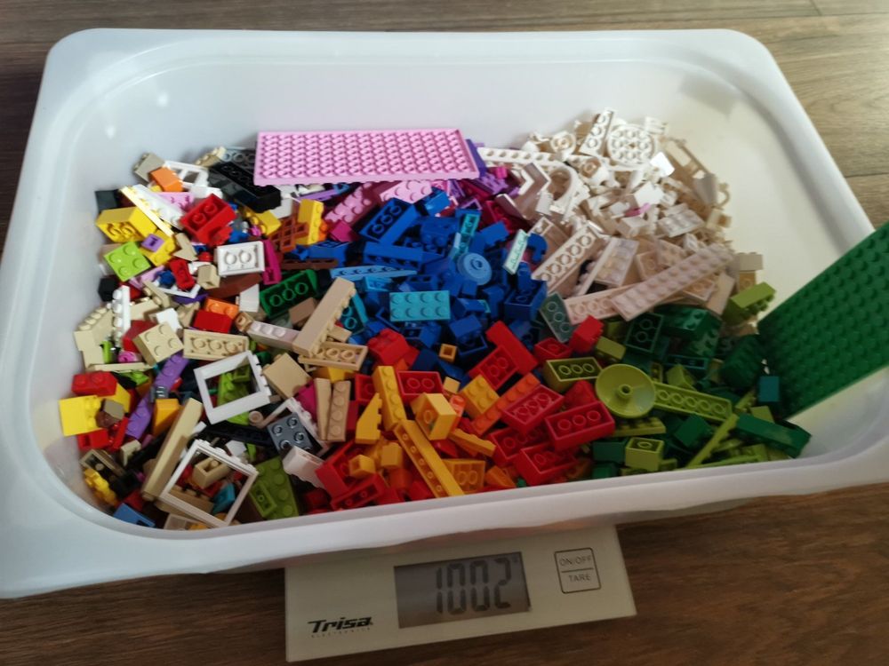 Lego Bausteine 1kg 1 Kilo Bunt gemischt (Gebraucht) in Fankhaus (Trub) für CHF 21 – mit ...
