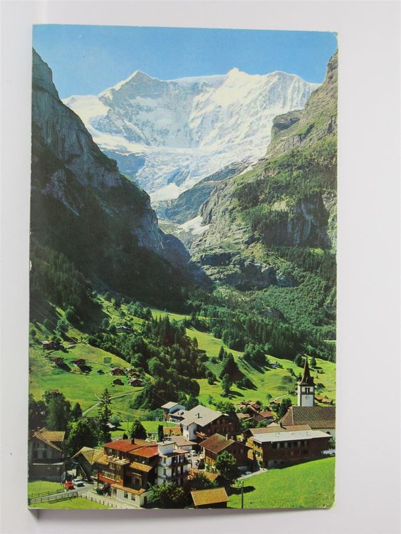 AK Grindelwald Kirche & Fiescherhörner | Kaufen auf Ricardo