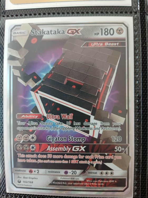 Stakataka GX - Pokemon Englisch (Gebraucht) in Altstätten SG für CHF 4.95 – mit Lieferung auf ...