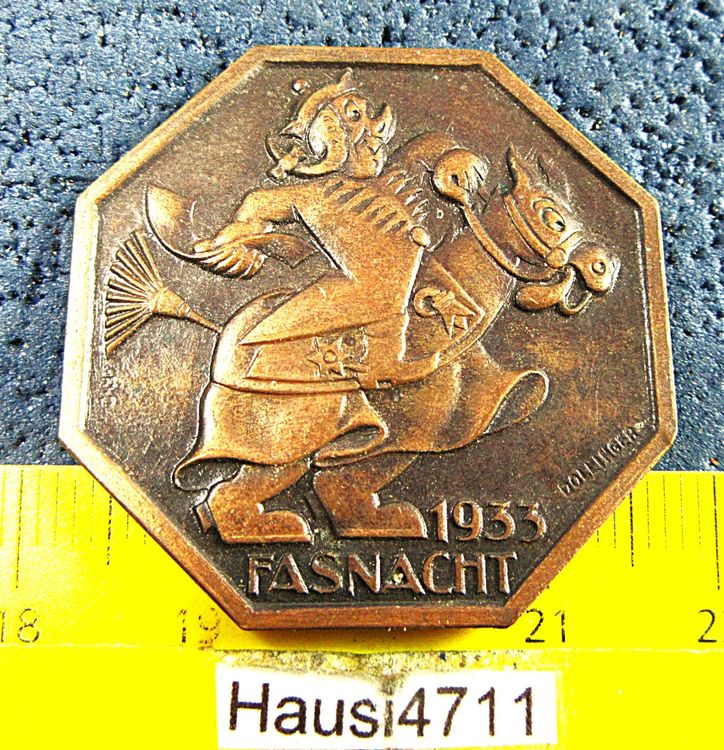 BASEL FASNACHT PLAKETTE 1933 OHNE NADEL | Kaufen auf Ricardo
