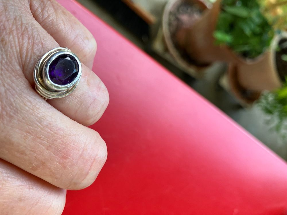 Ring Olga Ribler Silber und Amethist | Kaufen auf Ricardo