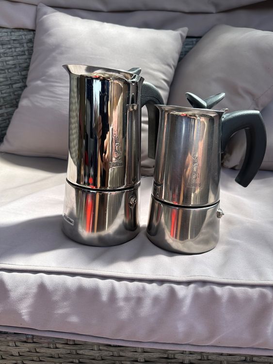 2 Espresso Kocher Bialetti inox 18/10 | Kaufen auf Ricardo