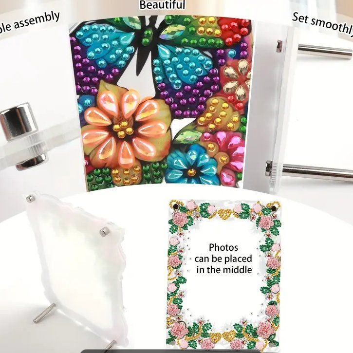 Diamond Painting Fotorahmen mit Ständer-3-V-Aufst-1124 (Neu und ...