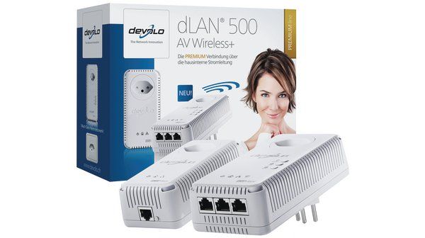 devolo dLAN 500 AV Wireless+ Starter Kit Powerline | Kaufen auf Ricardo