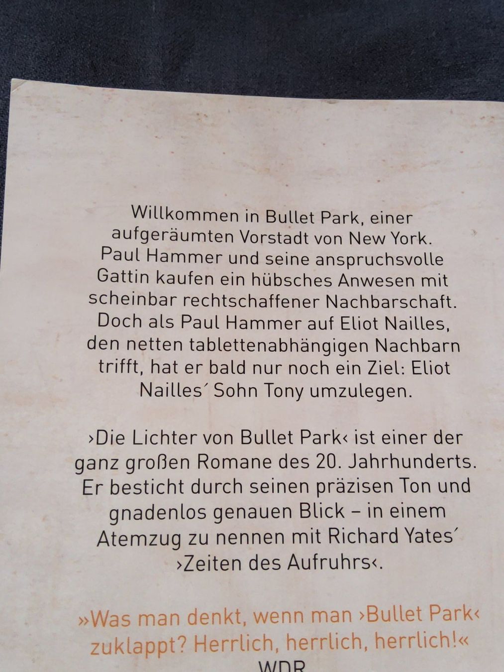 John Cheever Die Lichter von Bullet Park (Gebraucht) in Neuhausen am ...