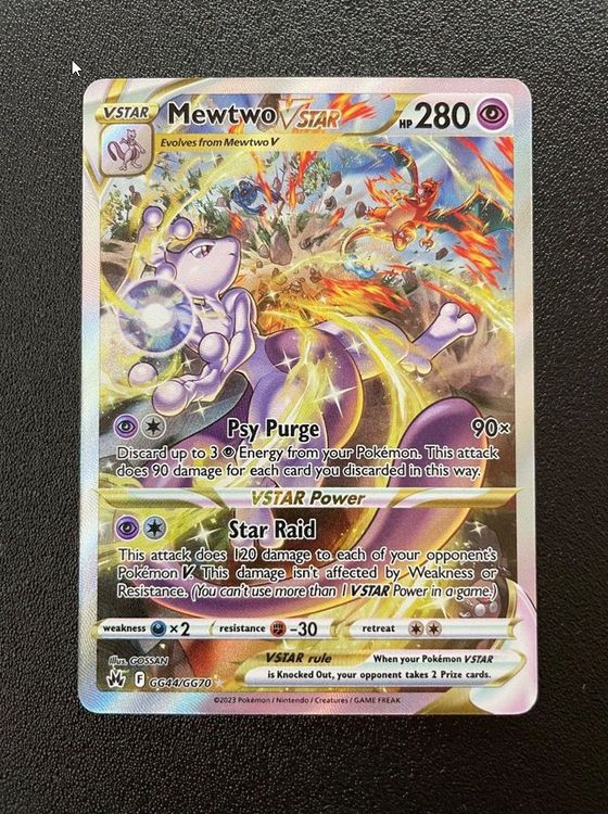 Kombo: Mewtwo VSTAR: GG44/GG70 & Charizard VStar: SWSH262 (Gebraucht ...
