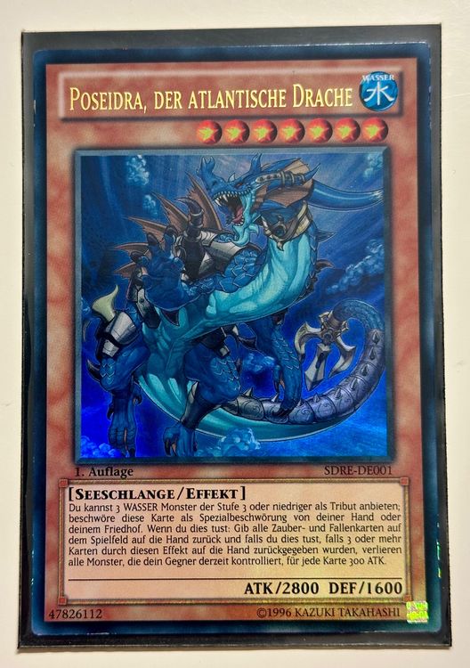 Yu-Gi-Oh! / Poseidra, der atlantische Drache / Ultra Rare (Neu und ...