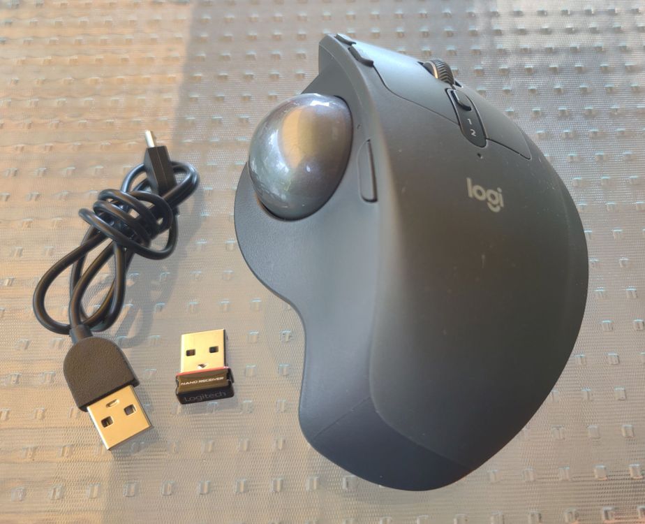 Logitech Trackball MX ERGO - inkl. Dongel - inkl. Ladekabel! (Gebraucht ...