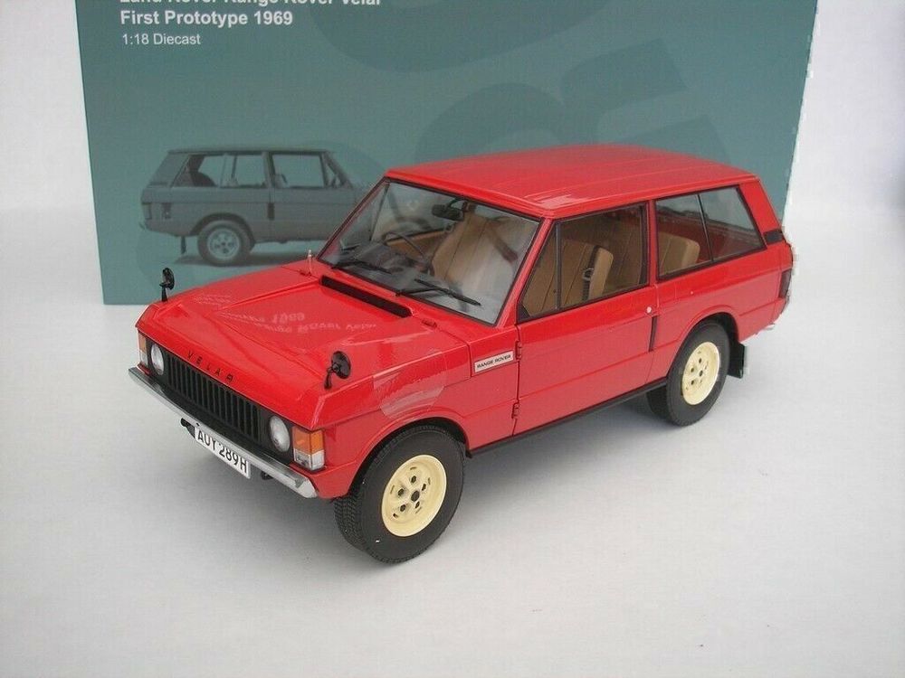 Range Rover Velar FIRST PROTOTYPE 1969 RHD dunkelrot 1:18 (Neu und ...
