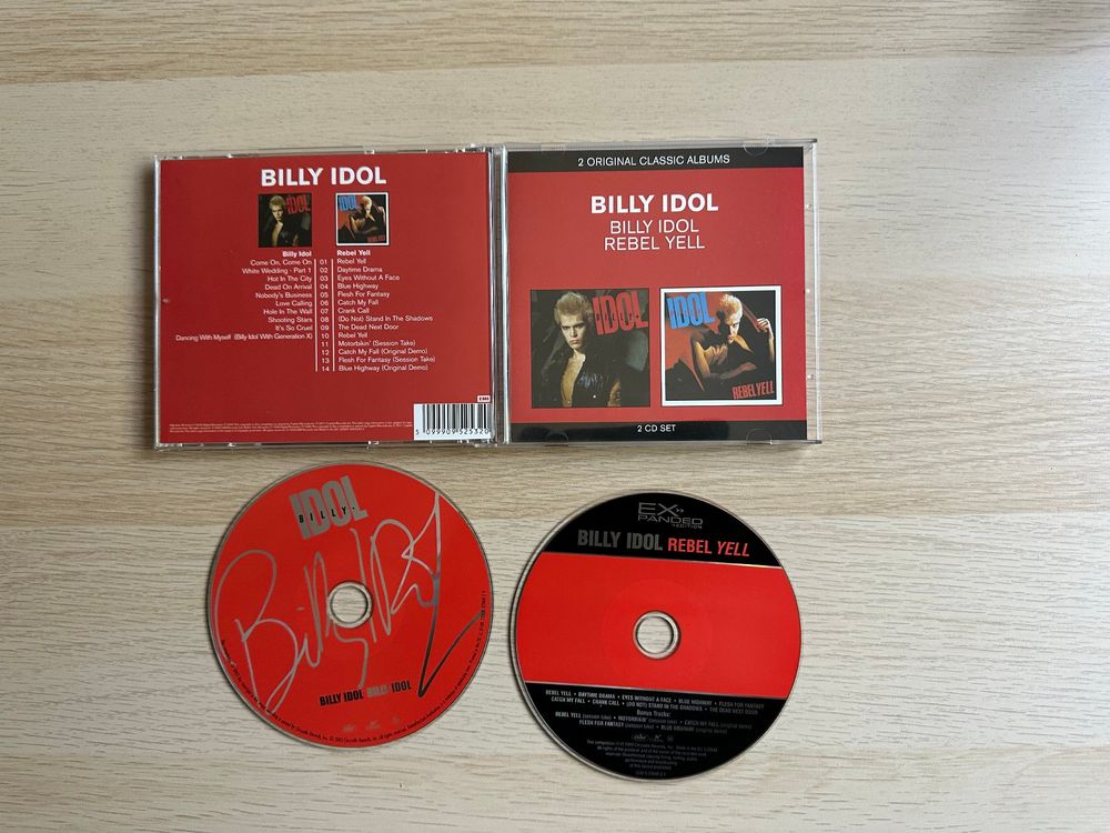 BILLY IDOL 2 tolle CD's Billy Idol + Rebel yell PUNK Kult (Gebraucht) in Basel für CHF 7 – mit ...