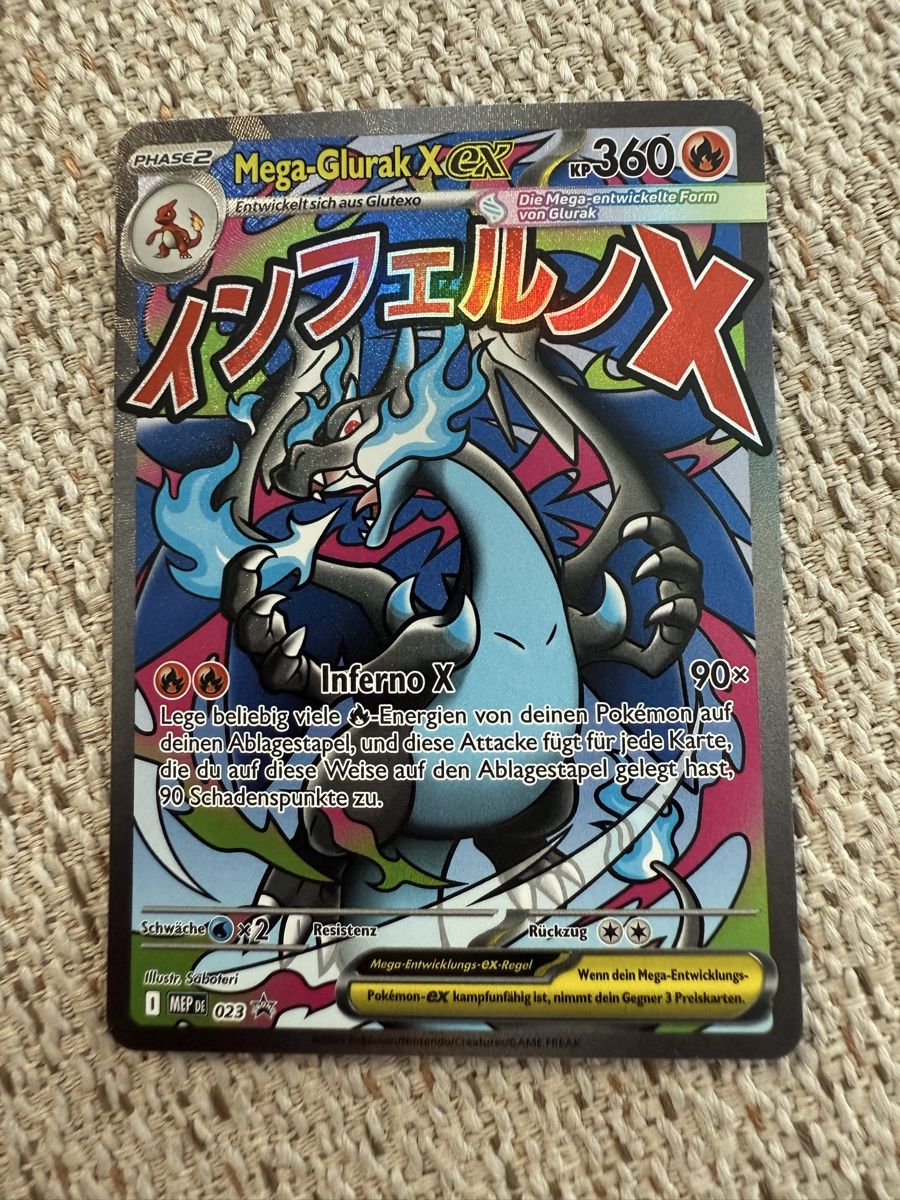 Mega Charizard X EX & Choreogel EX – Custom Fanmade Karten (Neu (gemäss ...